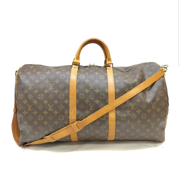 Louis Vuitton | Bags | Louis Vuitton Lv Boston Bag Keepall Bandouliere ...